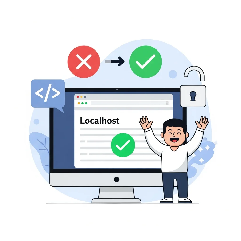 Localhost 拒絕連線完整解決方案｜5 種常見原因與修復方法 | VibeFix Blog